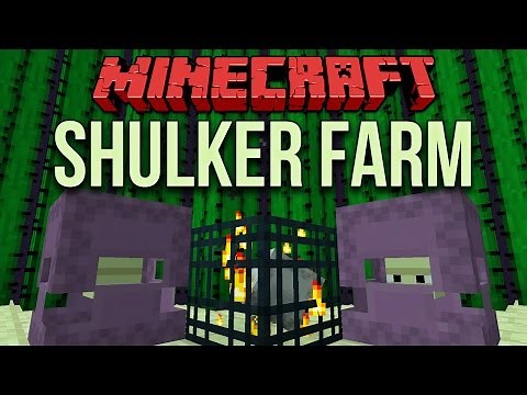 Minecraft 1.11: Automated Shulker Farm (With Mob Spawner)