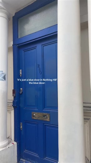 Exploring the Iconic Blue Door in Notting Hill