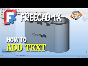 FreeCAD 1.x How To Add Text