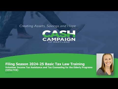 Welcome Module: Basic Tax Law 2024