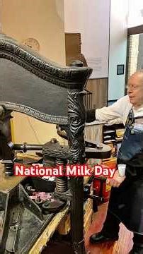 Howard prints an old milk ad for National Milk Day (January 11)