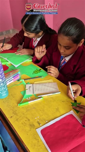Creative Card Making Competition 2025 | Gurukul Montessori School | Student Art & Craft Skills