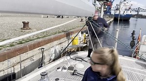 7.1K views · 33 reactions | We helped unload this beautiful Hallberg-Rassy 48 from a ship in Bremen. We then took her through the Kiel Canal and the Baltic, and back to Sweden! | Halcyon Yachts - International Yacht Delivery | Facebook