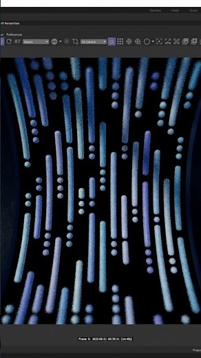 Looped animation using splines, sweeps and spline wrap deformer 🌀 #3dart #cinema4d #loop #easy #c4d