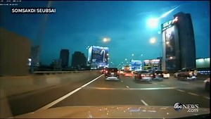 Fireball Over Bangkok Skies Shocks Drivers