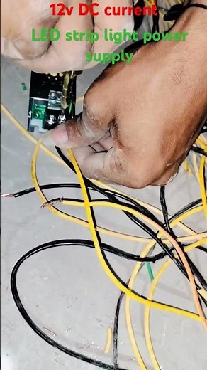 How to Install LED Strip Light Power Supply Safely ⚡ | Electrician Tips install