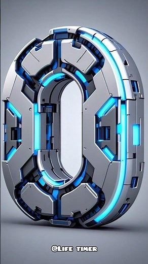 Futuristic Count-Up: 0 to 9 with Voice | Tech Style Numbers #countup #timer #shorts