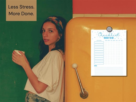 Simple Weekly Planner PDF | Mom Life Organizer (instant Download) - Etsy