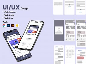 App design, website and web app design in figma