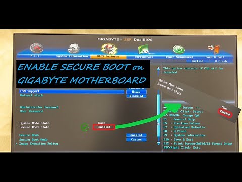 ✅ How to Enable Secure Boot and set Status to "ACTIVE" on Gigabyte Motherboard 100% working ✅