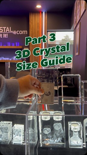 Looking for the right rectangle-style 3D Crystal? In Part 3 of our 4-part 3DCrystal Size Guide Series, we compare our Mantle, Mini Mantle, Presidential, Mini Presidential, and full rectangle lineup against a standard credit card—so you get a clear, real-world view of each size. Here’s what we cover in this video: 🟦 Rectangle / Mantle Series • Extra-Large Mantle • Large Mantle • Medium Mantle (about credit-card height) • Mini Mantle • Small / Mini Rectangle 🏛️ Presidential Series • Presidential