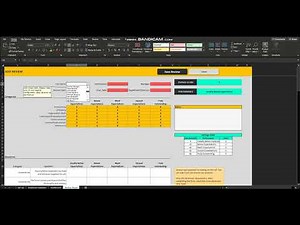 Performance Review Excel Dashboard Template