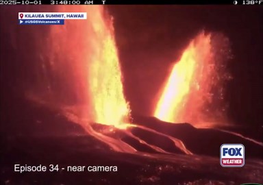 Watch: Kilauea volcano sees three eruption episodes over less than two months