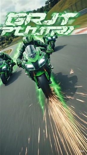 Kawasaki Ninja H2R: The Beast Unleashed! 🔥 #Shorts