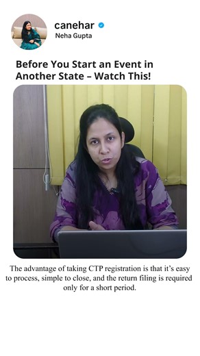 Doing Business in Another State? Don’t Miss This GST Rule! | CTP Explained! | CA Neha Gupta