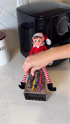 202K views · 226 reactions | Another fun Elf on the Shelf idea!  This silly setup always brings a smile — simple, funny, and perfect for holiday mood  #elfontheshelf #christmasideas #holidayfun #festivevibes #elfideas #xmashacks #funvideo | Elen Lifehacks | Facebook