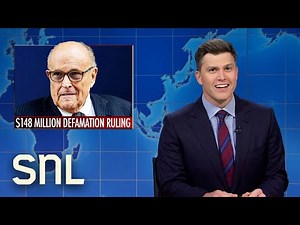 Weekend Update: Giuliani’s $148 Million Defamation Ruling, Biden and Obama's Obamacare Video - SNL