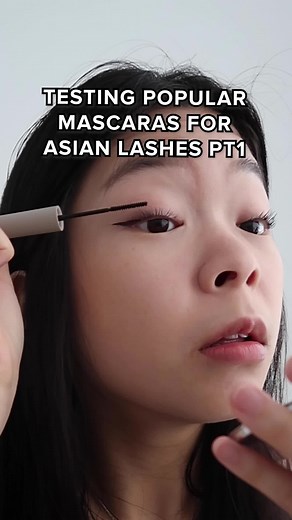 Testing popular mascaras for Asian lashes: Part 1 @miss_qi_vous #beautyfind #bestmascara #beautyhacks #apop