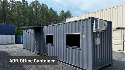 Experience the versatility of our 40ft office container—a tailored solution for your dynamic work environment. Enjoy the freedom to work anywhere without sacrificing comfort or functionality. #OfficeContainer #DynamicWorkspaceSolution