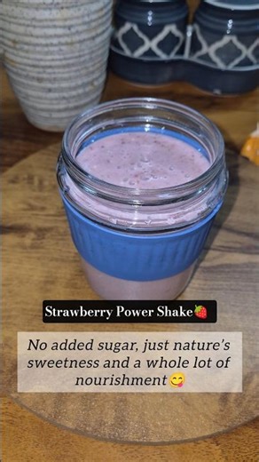 When healthy meets tasty🍓No added sugar, just nature’s sweetness and a whole lot of nourishment.