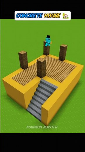 concrete house 🏡 #minecraft #viral #trending