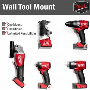 Milwaukee M18 Compatible - Wall Mount - Floating, Low Profile, Compact - Etsy