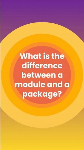 Module vs Package Explained in 20 Sec!#python #module #package##learnpython #shorts #pythonbeginners
