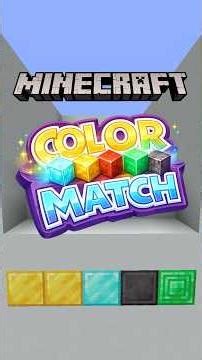 I LAGGED... (Minecraft Color Match)