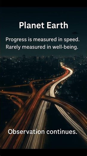 Planet Earth — Speed Over Well-Being