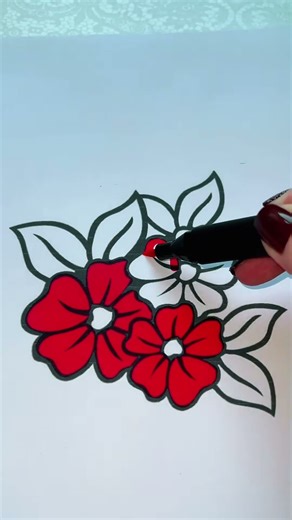 f#flowers #flowerscoloringpages #flowercoloringbook #flower #flowercoloring #asmrcoloring #colorin