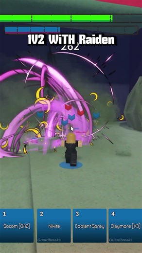 ABA Raiden 1v2 Is SO Easy #roblox #anime #aba