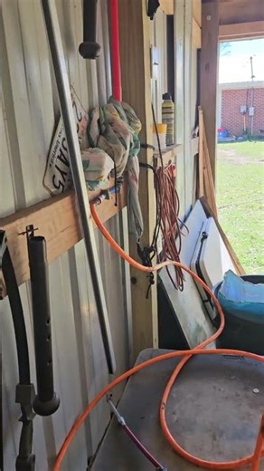 PEX plumbing for shop air lines.