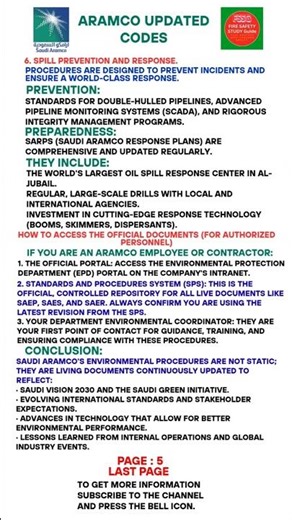 Saudi Aramco’s New Safety Codes Are INSANE | P-5 last.