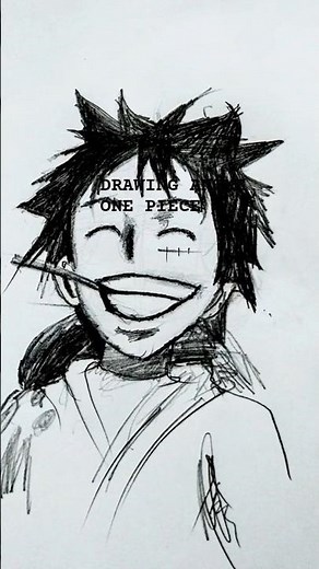 Drawing anime (one piece) #arttutorial #art #beginnerarttips #drawing