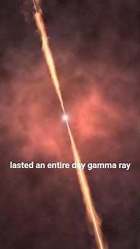 The Record Breaking Gamma Ray Burst!#shorts #universe