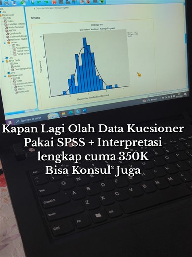 Yuk...Yukk yang hasil kuesioner nya mau diolahin dan di normalin seluruh uji², dan full interpretasi bisa konsul² bareng kita dulu kok 🥰🥰🥰 . . . . #SPSS #Olahdata #fyp #beranda #foryoupage