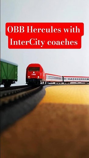 🚂 ÖBB Hercules hauls InterCity on new H0 tracks! Model Train Action