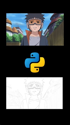 Python turns picture into sketch 🤯