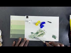Mix different Shade of Green with Just 4 Colors | RAW ART TUTORIAL
