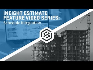 InEight Estimate: Schedule Integration