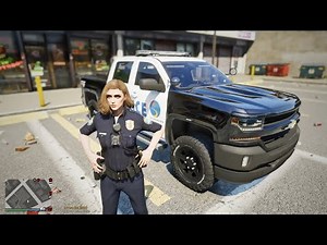Gta 5 LSPDFR Let's Play As City Of Santa Monica Female Officer - Silverado Patrol
