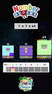 🎵 Learn Times Table the Fun Way with Numberblocks #shorts