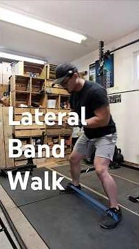 Lateral band walk | exercise explained