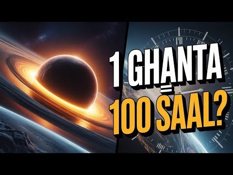 “Time Sach Me Mudta Hai?”1 Hour Near a Black Hole = 100 Years on Earth?”😱