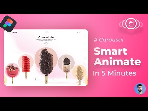 Carousal Animation Figma | Smart Animation Figma Tutorial | Drag Triggers