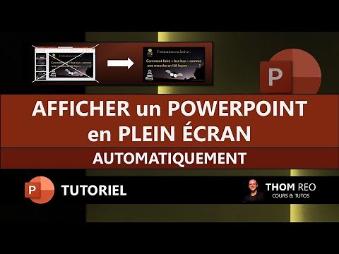 Automatically display a PowerPoint in full screen + tips - Tutorial