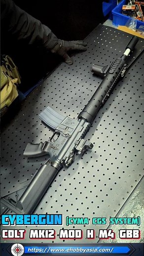 Cybergun Colt MK12 MOD H M4 GBB Airsoft Rifle (CYMA CGS System)