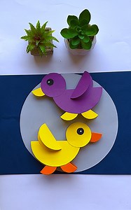 106K views · 559 reactions | Make a beautiful paper duck for your child to use at school. | crafts for kids | Facebook