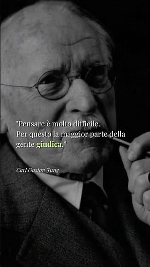 La verità che pochi accettano: pensare è davvero difficile | Carl Gustav Jung | #shorts