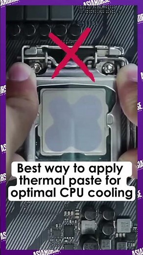 Best way to apply thermal paste for optimal CPU cooling
